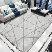 China Machine Washable Crystal Velvet Living Room Floor Carpet 80x120cm Custom Size for sale