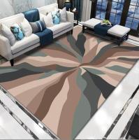 China Machine Washable Crystal Velvet Living Room Floor Carpet 80x120cm Custom Size for sale