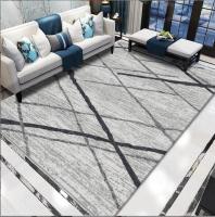 China Machine Washable Crystal Velvet Living Room Floor Carpet 80x120cm Custom Size for sale