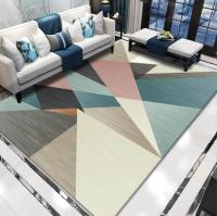 China Machine Washable Crystal Velvet Living Room Floor Carpet 80x120cm Custom Size for sale