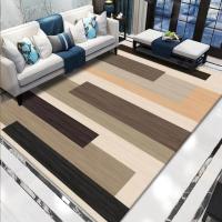 China Machine Washable Crystal Velvet Living Room Floor Carpet 80x120cm Custom Size for sale