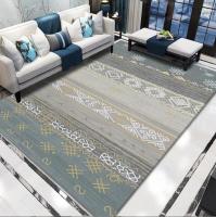 China Machine Washable Crystal Velvet Living Room Floor Carpet 80x120cm Custom Size for sale