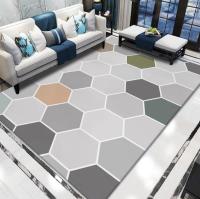 China Crystal Velvet Living Room Floor Carpet 200x300cm Machine Washable Polyester Rug for sale
