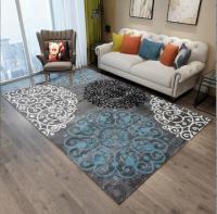 China Crystal Velvet Living Room Floor Carpet 200x300cm Machine Washable Polyester Rug for sale
