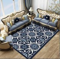 China Crystal Velvet Living Room Floor Carpet 200x300cm Machine Washable Polyester Rug for sale