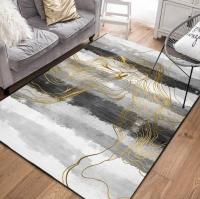 China Crystal Velvet Living Room Floor Carpet 200x300cm Machine Washable Polyester Rug for sale