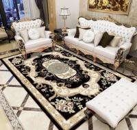 China Crystal Velvet Living Room Floor Carpet 200x300cm Machine Washable Polyester Rug for sale
