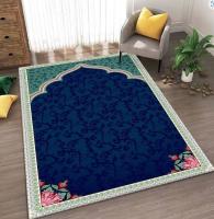 China Crystal Velvet Polyester Fiber Floor Carpet 80x120cm Machine Washable Living Room Rug for sale