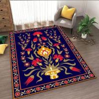 China Crystal Velvet Polyester Fiber Floor Carpet 80x120cm Machine Washable Living Room Rug for sale