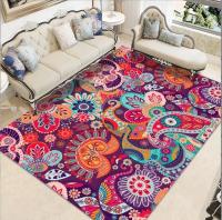 China Chinese Classical Soft Velvet Living Room Carpet 200x300cm Machine Washable Polyester Fiber for sale