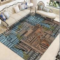 China Chinese Classical Soft Velvet Living Room Carpet 200x300cm Machine Washable Polyester Fiber for sale
