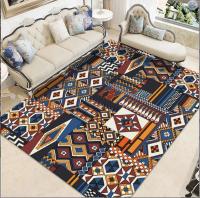 China Chinese Classical Soft Velvet Living Room Carpet 200x300cm Machine Washable Polyester Fiber for sale