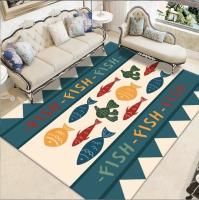 China Chinese Classical Soft Velvet Living Room Carpet 200x300cm Machine Washable Polyester Fiber for sale