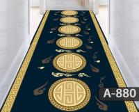 China Customizable 3D Grass Mat Polyester Floor Mat for Entry Door Corridor Stairway Commercial Use 60cm Width for sale
