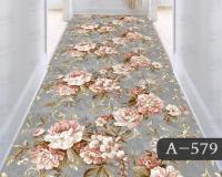 China Customizable 3D Grass Mat Polyester Floor Mat for Entry Door Corridor Stairway Commercial Use 60cm Width for sale