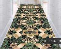 China Customizable 3D Grass Mat Polyester Floor Mat for Entry Door Corridor Stairway Commercial Use 60cm Width for sale