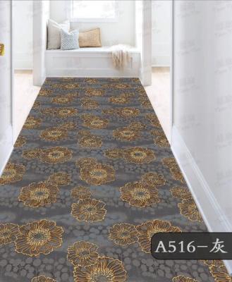 China Customizable 3D Grass Mat Polyester Floor Mat for Entry Door Corridor Stairway Commercial Use 60cm Width for sale
