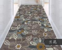 China Customizable 3D Grass Mat Polyester Floor Mat for Entry Door Corridor Stairway Commercial Use 60cm Width for sale