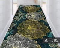 China Customizable 3D Grass Mat Polyester Floor Mat for Entry Door Corridor Stairway Commercial Use 60cm Width for sale