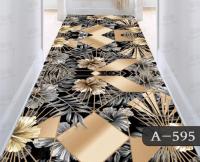 China Customizable 3D Grass Mat Polyester Floor Mat for Entry Door Corridor Stairway Commercial Use 60cm Width for sale