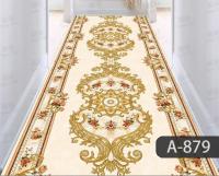 China Customizable 3D Grass Mat Polyester Floor Mat for Entry Door Corridor Stairway Commercial Use 60cm Width for sale