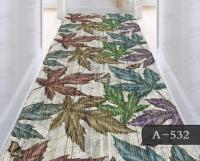 China Customizable 3D Grass Mat Polyester Floor Mat for Entry Door Corridor Stairway Commercial Use 60cm Width for sale