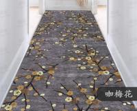 China Customizable 3D Grass Mat Polyester Floor Mat for Entry Door Corridor Stairway Commercial Use 60cm Width for sale