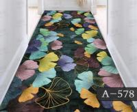 China Customizable 3D Grass Mat Polyester Floor Mat for Entry Door Corridor Stairway Commercial Use 60cm Width for sale