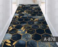 China Customizable 3D Grass Mat Polyester Floor Mat for Entry Door Corridor Stairway Commercial Use 60cm Width for sale