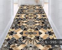 China Customizable 3D Grass Mat Polyester Floor Mat for Entry Door Corridor Stairway Commercial Use 60cm Width for sale