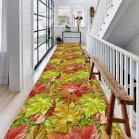 China 3D Grass Flower Cut Mat for Entrance Corridor Stairway Commercial Floor Carpet 60x90cm for sale