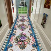 China Customizable Polyester Hotel Entrance Floor Mat 60x80cm Commercial Carpet for Stairway Corridor for sale