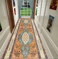 China Customizable Polyester Hotel Entrance Floor Mat 60x80cm Commercial Carpet for Stairway Corridor for sale