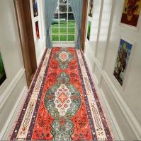 China Customizable Polyester Hotel Entrance Floor Mat 60x80cm Commercial Carpet for Stairway Corridor for sale