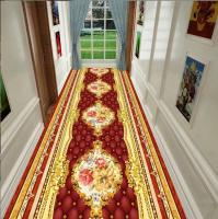 China Customizable Polyester Hotel Entrance Floor Mat 60x80cm Commercial Carpet for Stairway Corridor for sale