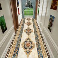 China Customizable Polyester Hotel Entrance Floor Mat 60x80cm Commercial Carpet for Stairway Corridor for sale