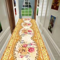 China Customizable Polyester Hotel Entrance Floor Mat 60x80cm Commercial Carpet for Stairway Corridor for sale