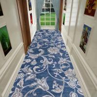 China Customizable Polyester Hotel Entrance Floor Mat 60x80cm Commercial Carpet for Stairway Corridor for sale