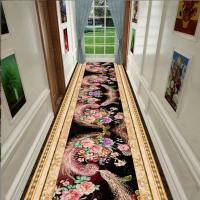 China Customizable Polyester Hotel Entrance Floor Mat 60x80cm Commercial Carpet for Stairway Corridor for sale