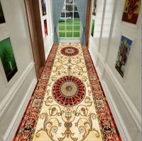 China Customizable Polyester Hotel Entrance Floor Mat 60x80cm Commercial Carpet for Stairway Corridor for sale