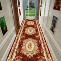 China Customizable Polyester Hotel Entrance Floor Mat 60x80cm Commercial Carpet for Stairway Corridor for sale