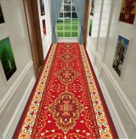 China 90cm Width Commercial Floor Mat Entrance Corridor Stairway Hotel Polyester Rug for sale