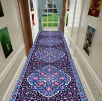 China 90cm Width Commercial Floor Mat Entrance Corridor Stairway Hotel Polyester Rug for sale