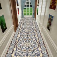 China 90cm Width Commercial Floor Mat Entrance Corridor Stairway Hotel Polyester Rug for sale