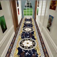 China Polyester Fiber Commercial Floor Mat 60cm to 200cm Width for Hotel Entrance Corridor Stairway for sale