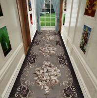 China Polyester Fiber Commercial Floor Mat 60cm to 200cm Width for Hotel Entrance Corridor Stairway for sale