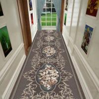 China Polyester Fiber Commercial Floor Mat 60cm to 200cm Width for Hotel Entrance Corridor Stairway for sale