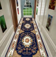 China Polyester Fiber Commercial Floor Mat 60cm to 200cm Width for Hotel Entrance Corridor Stairway for sale