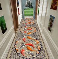 China Polyester Fiber Commercial Floor Mat 60cm to 200cm Width for Hotel Entrance Corridor Stairway for sale