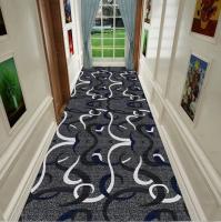 China Polyester Fiber Commercial Floor Mat 60cm to 200cm Width for Hotel Entrance Corridor Stairway for sale